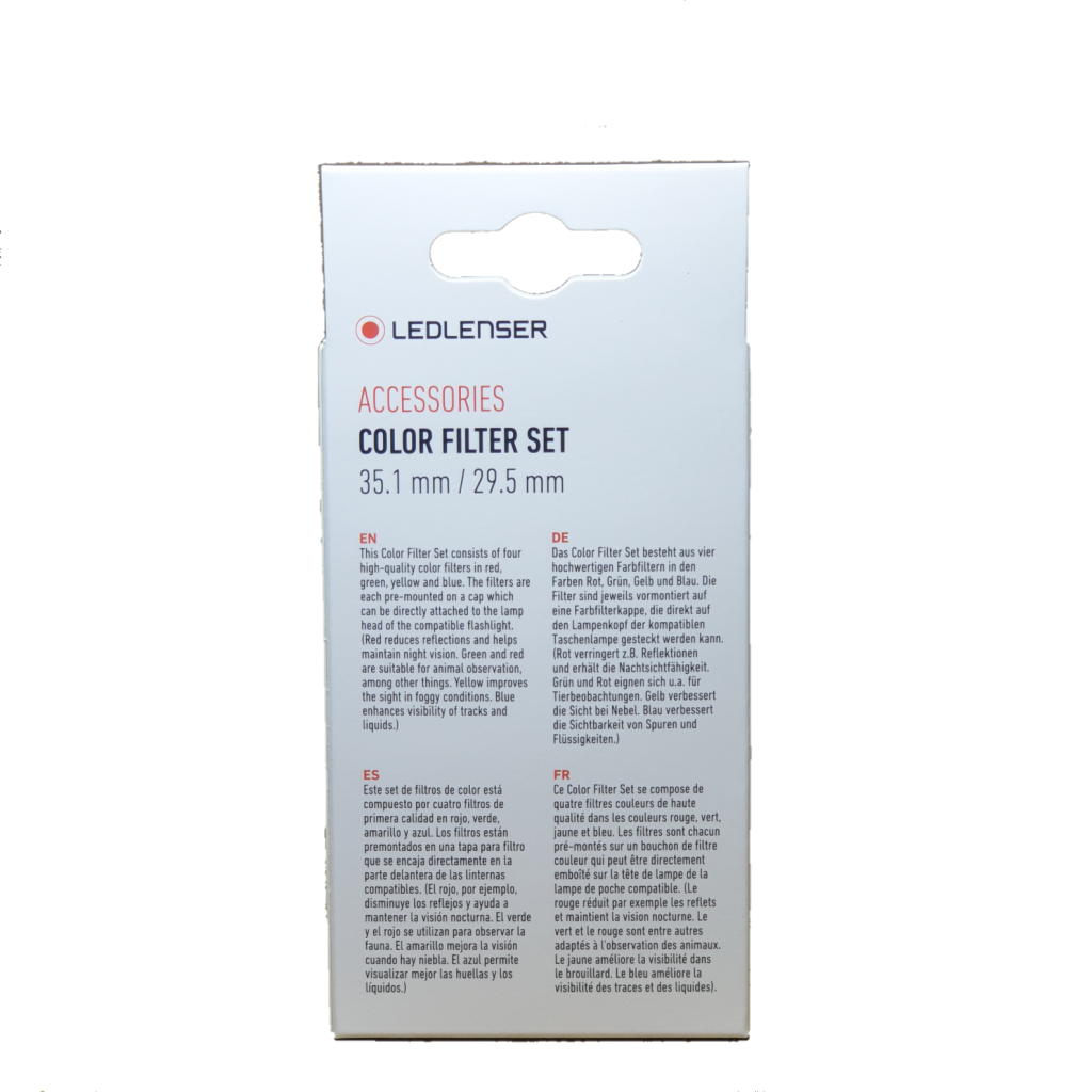 COLOR FILTER SET 35.1 mm - LEDLENSER Việt Nam | Đèn Pin Công Nghệ Đức
